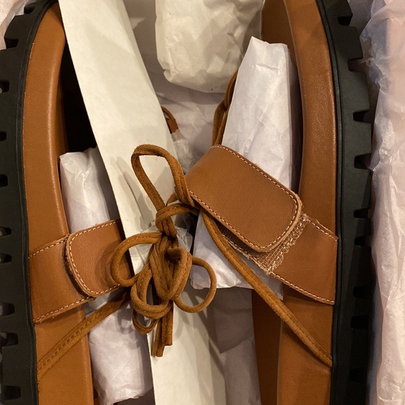 Anthropologie | Shoes | Caverley Madrid Tie Up Gladiator Sandals From ...